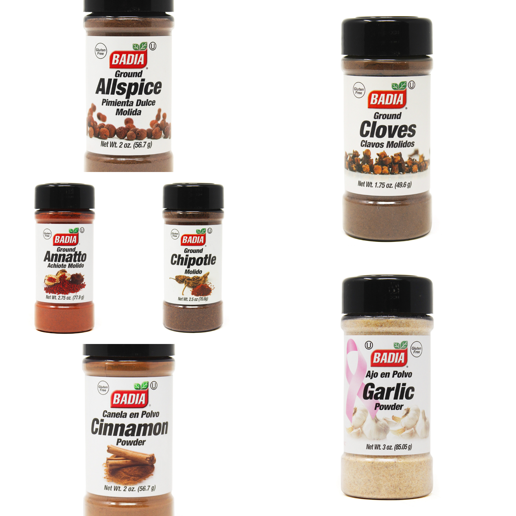 Badia "Spice Rack" Ground Spices Collection Pack (Small Size) x 13 Spi ...
